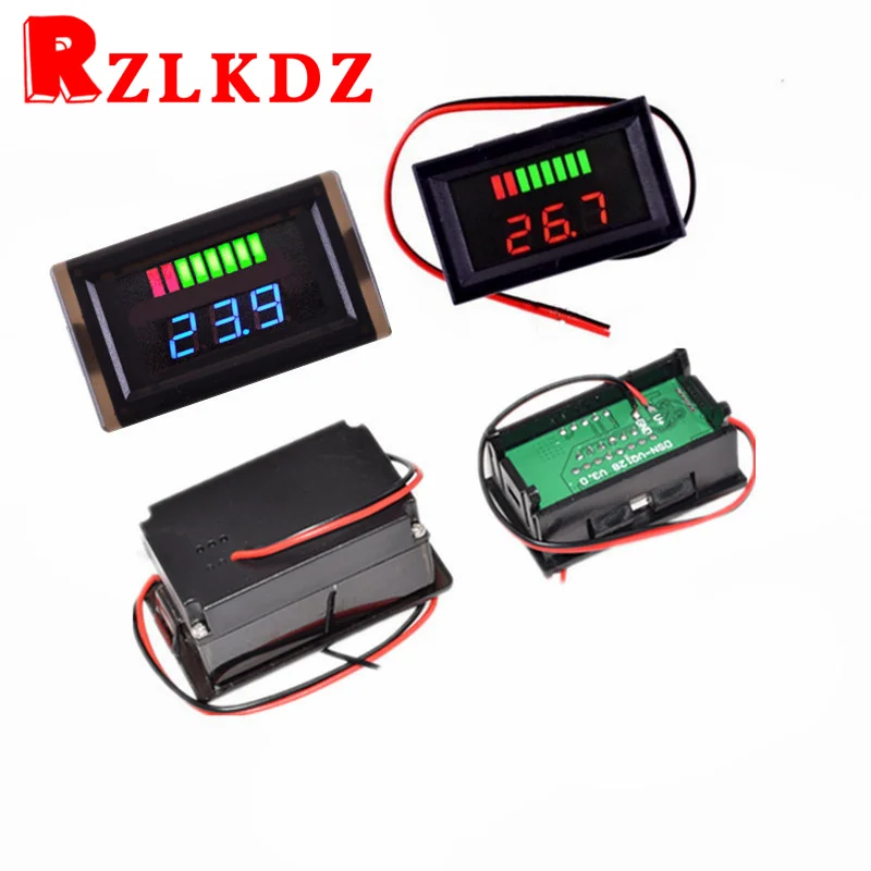 Car-Battery-Charge-Level-Indicator-12V-24V-36V-48V-60V-Lithium-Battery ...