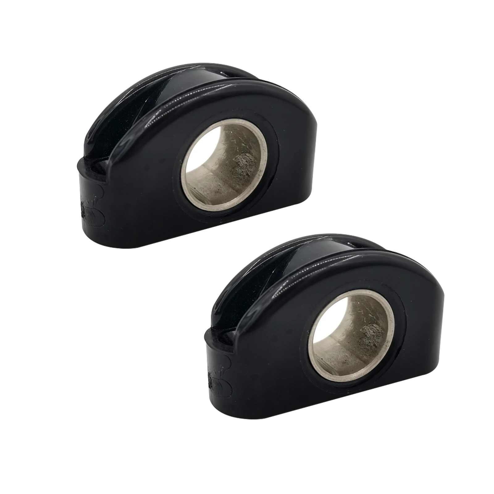 ISURE-MARINE-2Pcs-Boat-Fairlead-Black-Nylon-Bullseye-17mm-Stainless ...