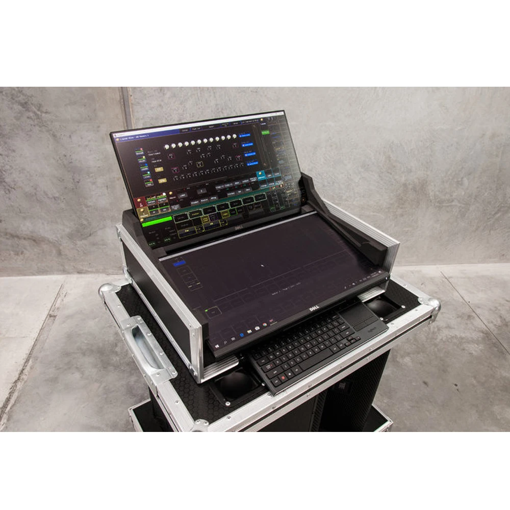 Fiasconite Custom Flight Case for Dual Touch Screen Computer