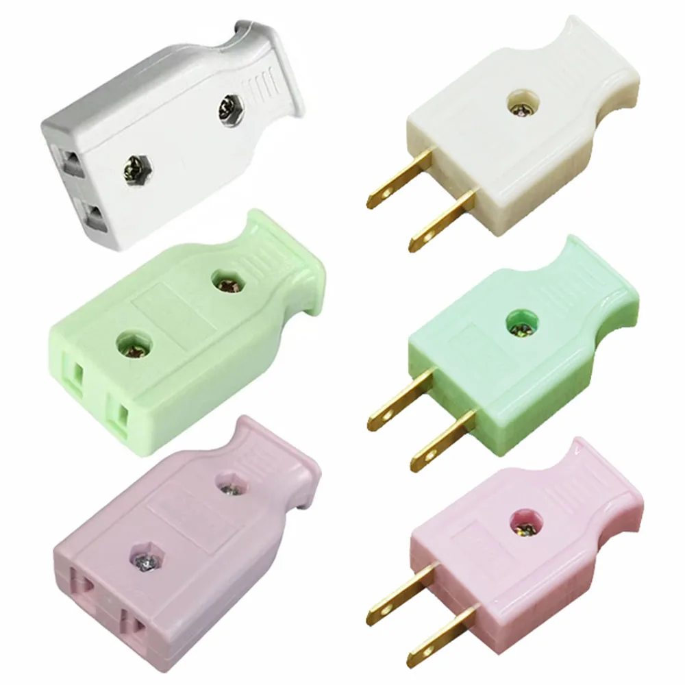 Thailand-Japan-US-Assemble-Wiring-Plug-Adapter-America-2Pole-Power-Cord ...