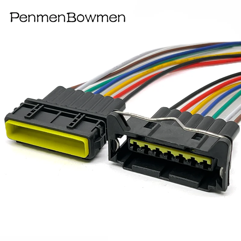 7-Pin-Sealed-3-5mm-Sensor-Plug-Wiring-Harness-Waterproof-Male-Female ...