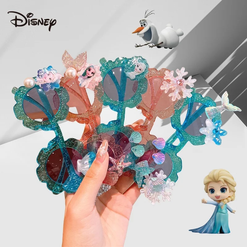 New Anime Frozen Sunglasses Kawaii Elsa Anna Princess Glasses Cartoon ...