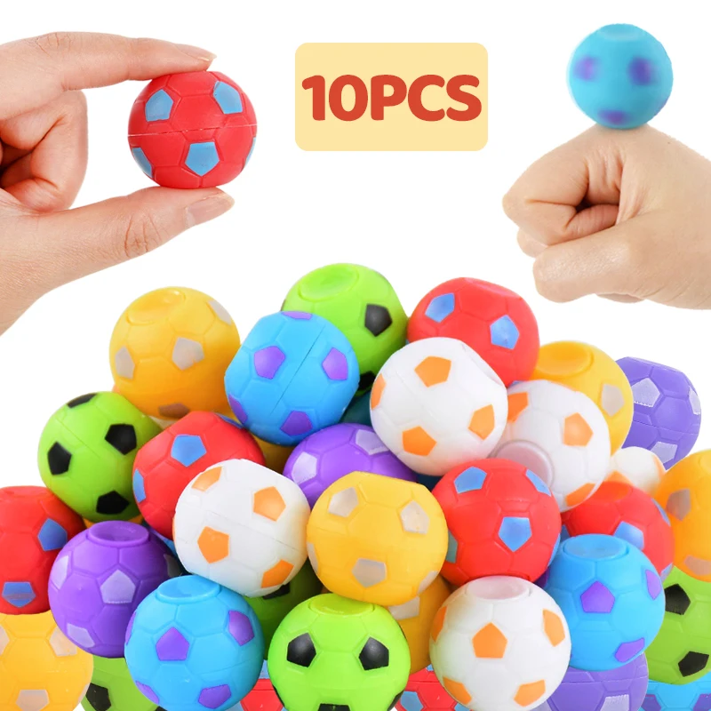 10Pcs-Soccer-Party-Favors-Rotatable-Football-Fidget-Spinner-Toys-Ball ...