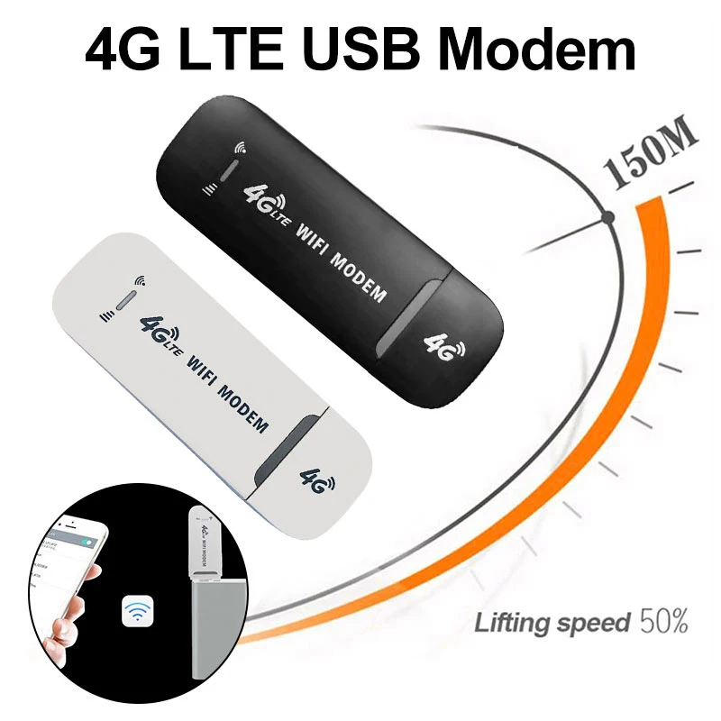 4G-LTE-USB-Modem-Dongle-150Mbps-Unlocked-WiFi-Wireless-Network-Adapter ...