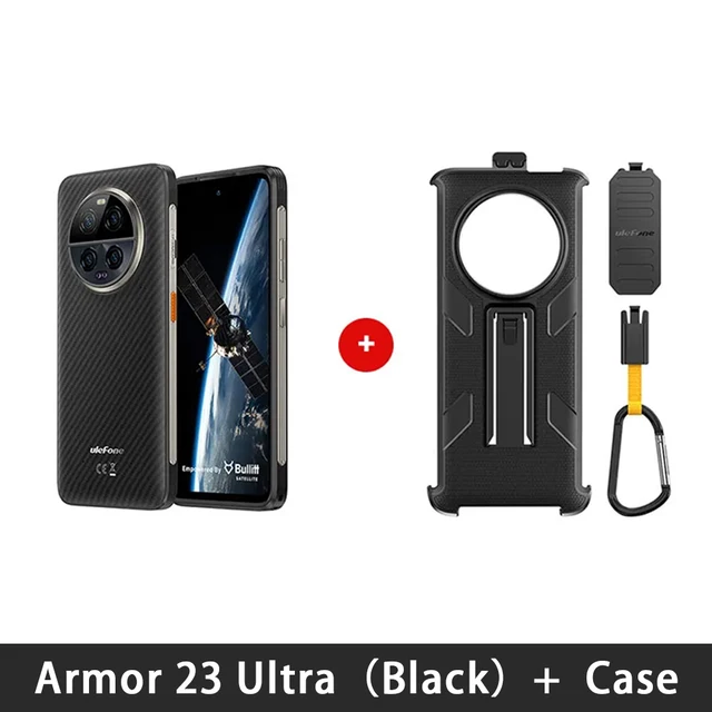 Ulefone Armor 23 Ultra 5G Rugged Phone 24GB+512GB Satellite Message 55W ...