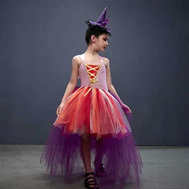 Girls Pink Witch Costume