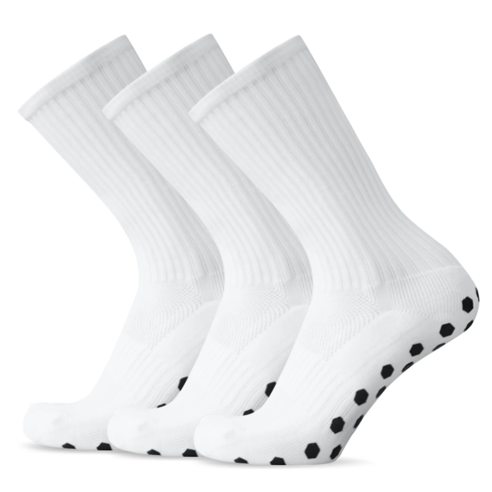 1/3 Pairs Anti Slip Soccer Socks Outdoor Team Sports Fitness Breathable ...