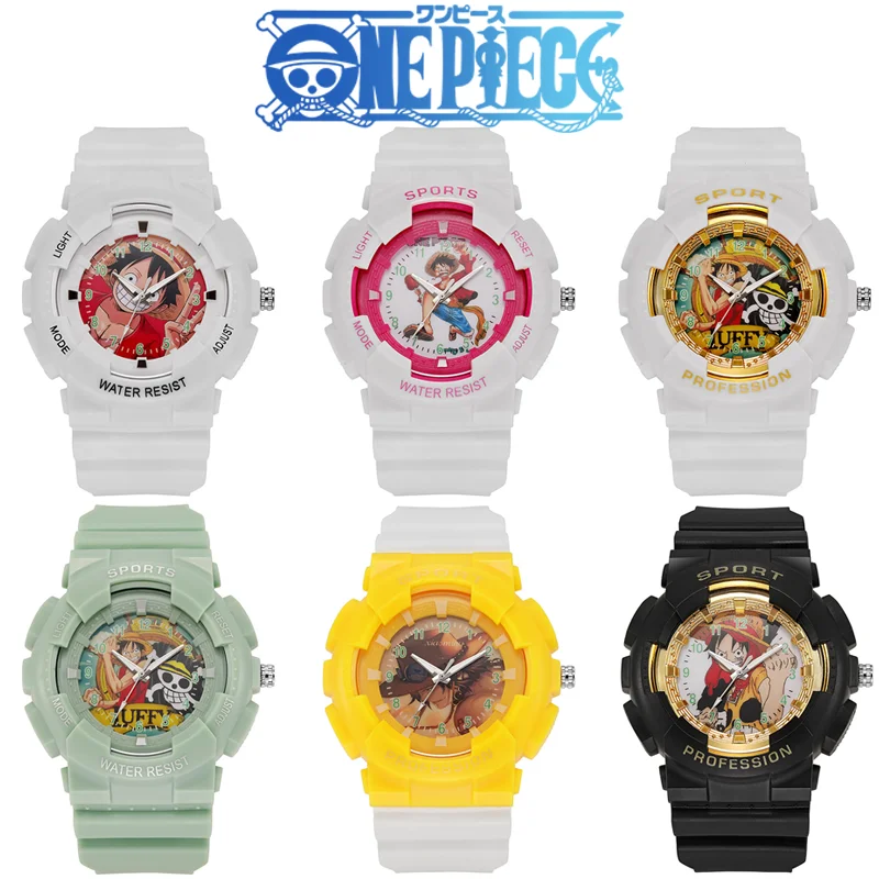 One-Piece-Luffy-Watch-Roronoa-Zoro-Wristwatch-Leather-Printing-Watch ...