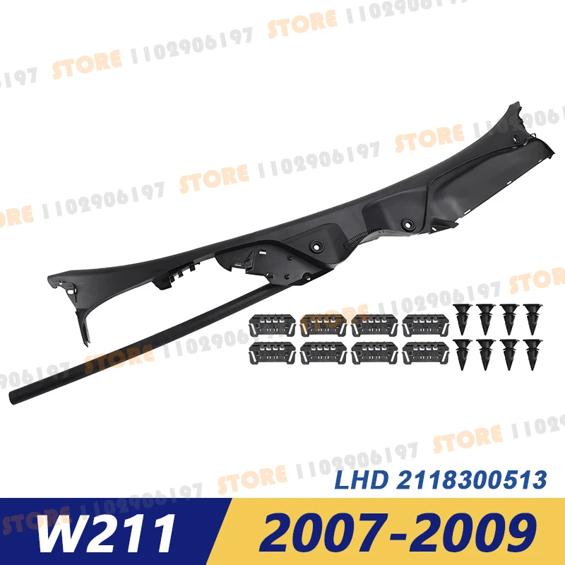 for LHD 2007-2009 W211 Mercedes-Benz E320 E350 E550 E63 AMG Windshield ...