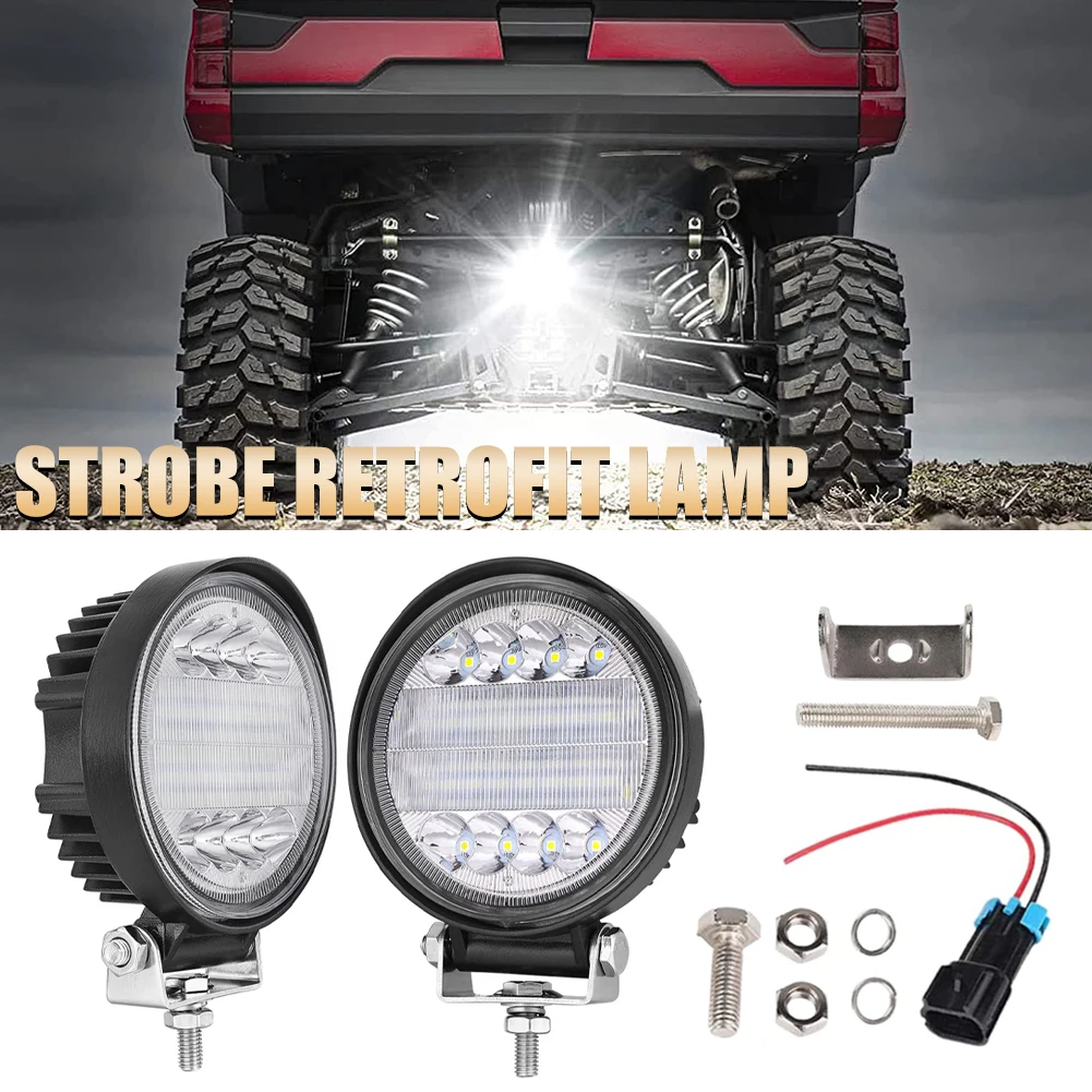 Round-LED-Pod-Lights-28W-RGB-Color-Changing-Lighting-Multi-Mode-Strobe ...