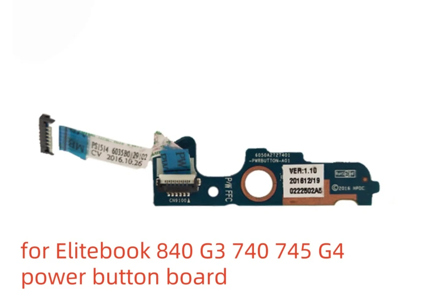 For HP Elitebook 840 G3 740 745 G4 power button board trackpad speaker ...