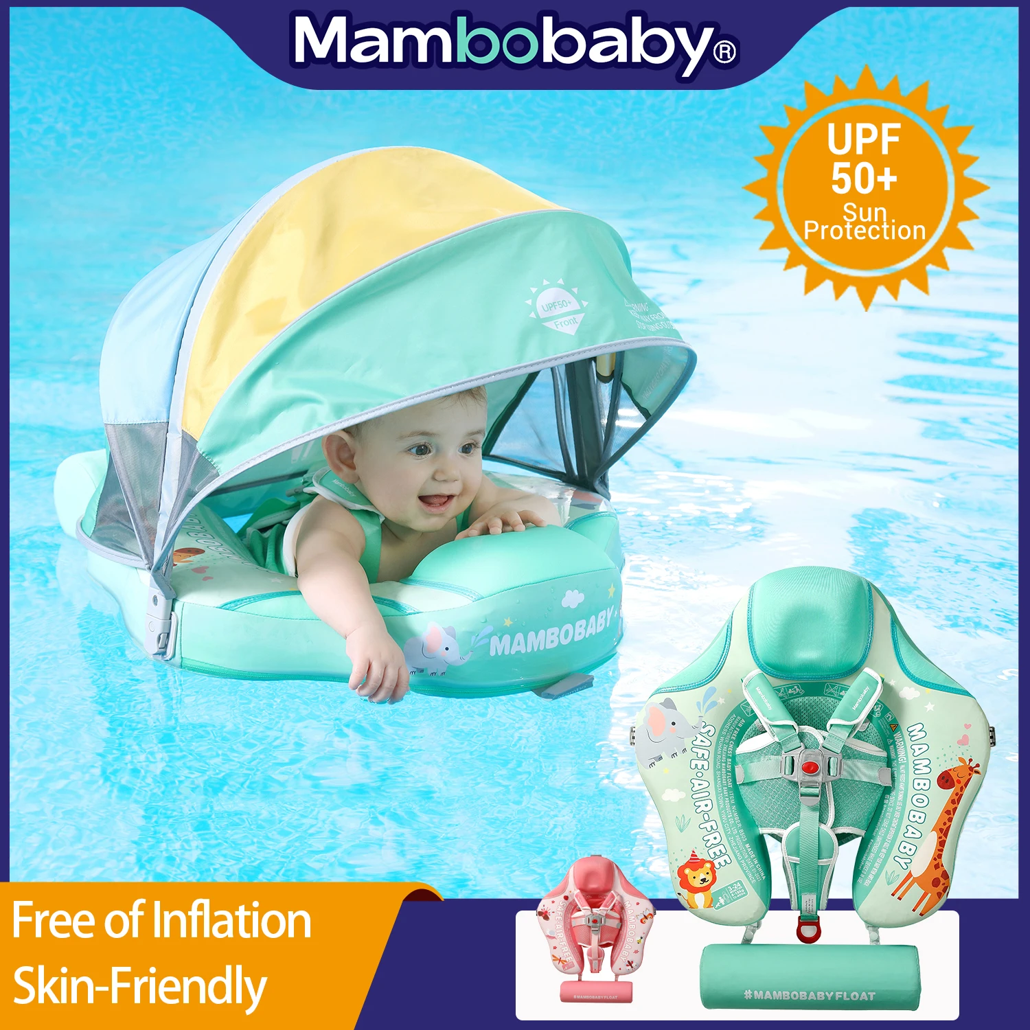 2024-New-Mambobaby-Animals-Float-Non-Inflatable-Solid-Baby-Swimming ...
