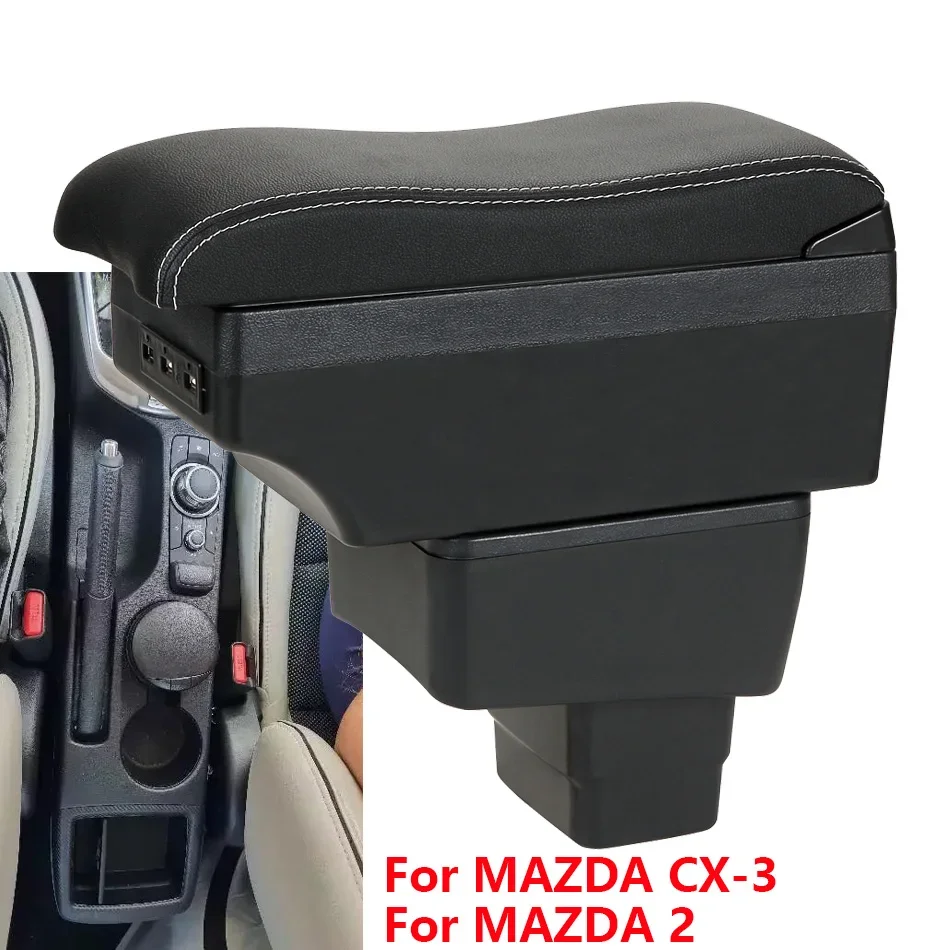 For-MAZDA-CX-3-Armrest-For-Mazda-2-Skyactiv-Version-cx3-Car-Armrest-Box ...