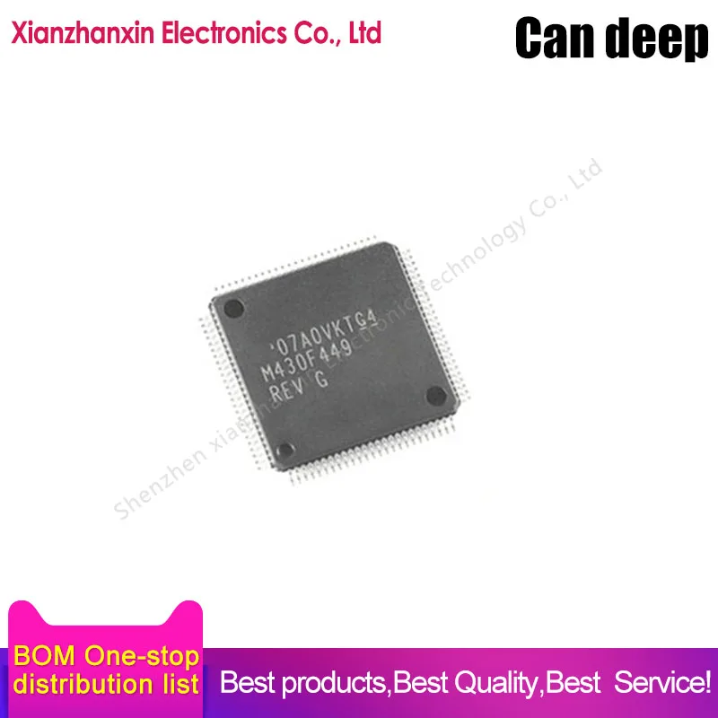 1-5pcs-lot-MSP430F449IPZR-QFP100-Screen-printing-M430F449-Micro ...