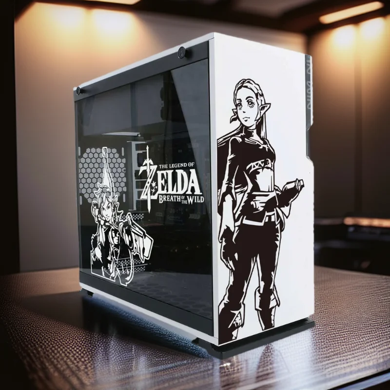 Popular-Games-Vinyl-Stickers-for-Atx-PC-Case-Anime-Graffiti-Decor ...