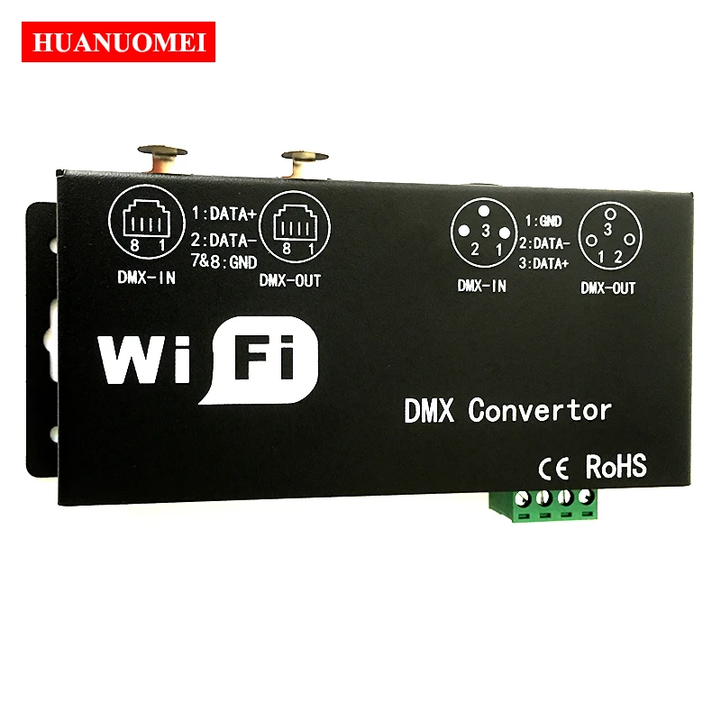 WiFi DMX Converter DMX512 LED Controller 12V WF311 Communication ...