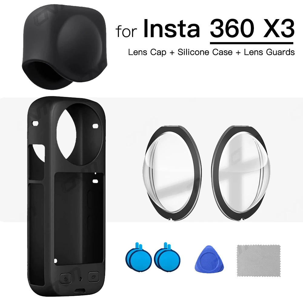 Insta360-X3-Lens-Cap-Protector-Silicone-Case-Lens-Guards-for-Insta-360 ...