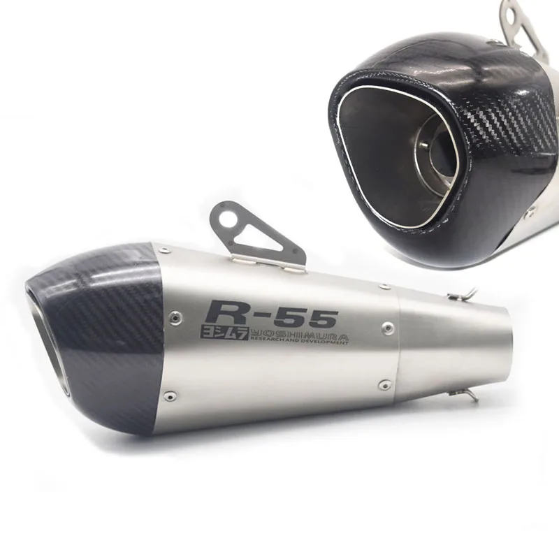 Yoshimura-R55-Motorcycle-Exhaust-Muffler-Pipe-Moto-Tube-Carbon-Fiber ...