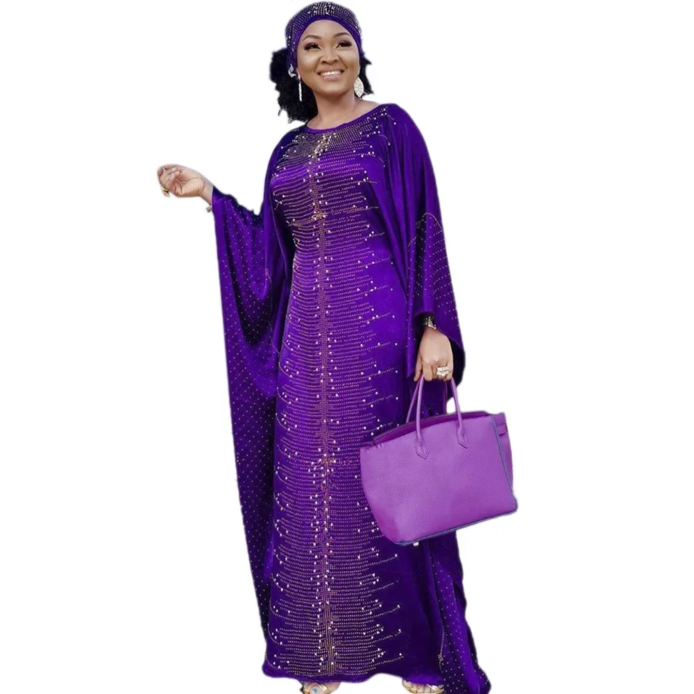African Dresses for Women Muslim Fashion Abayas Boubou Dashiki ...