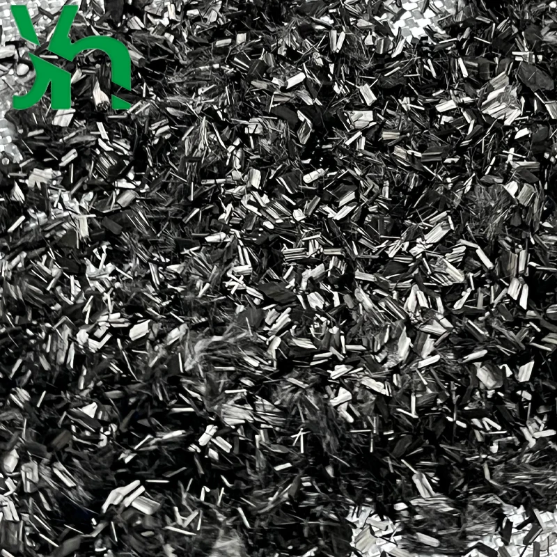 Forged carbon fiber 3mm chopped carbon fiber bundle, decorated with ...