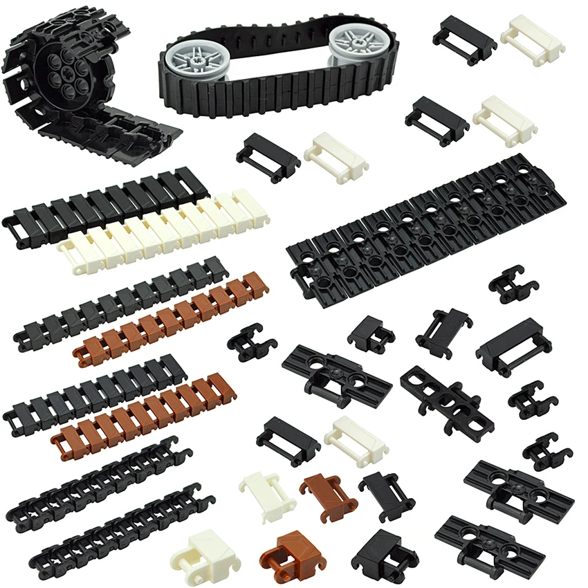MOC-Building-Block-Part-Car-Gear-Wheel-Chains-Tank-Belt-Track-Wide ...