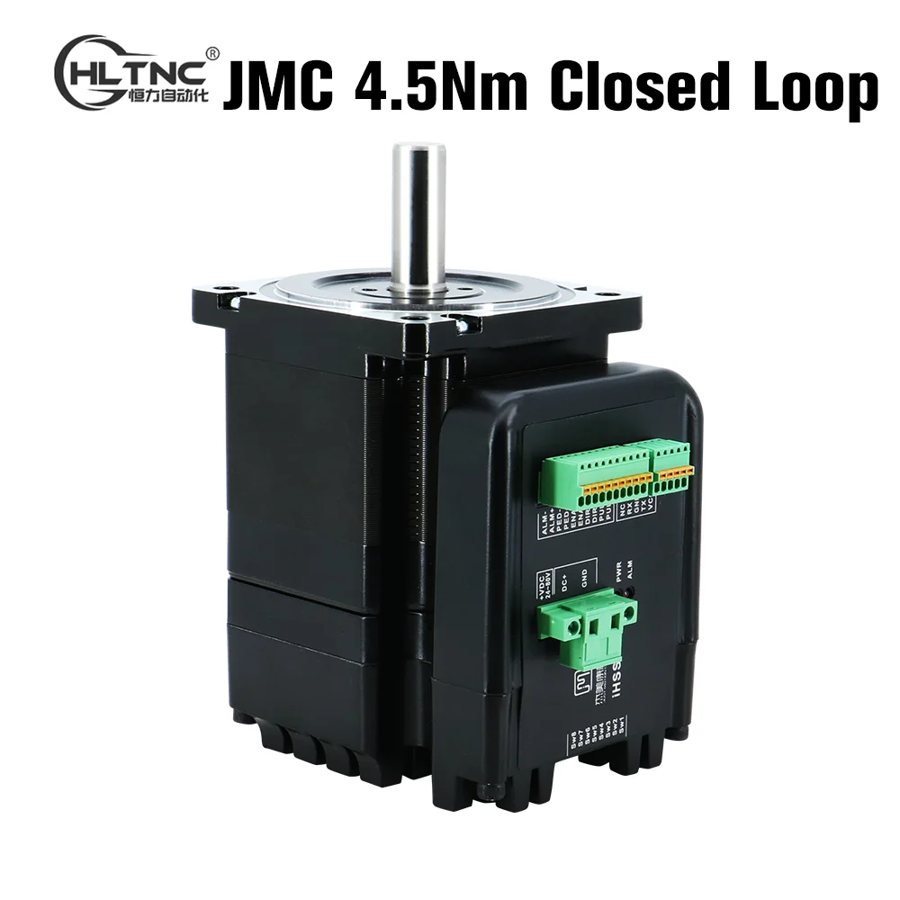 JMC Nema34 86 4.5Nm 6.0A 60V DC Integrated Stepper Servo Motor Kit With ...