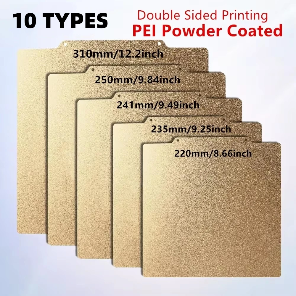 Pei Sheet 235x235 K1C Build Plate 220x220 Double Sided Spring Steel ...