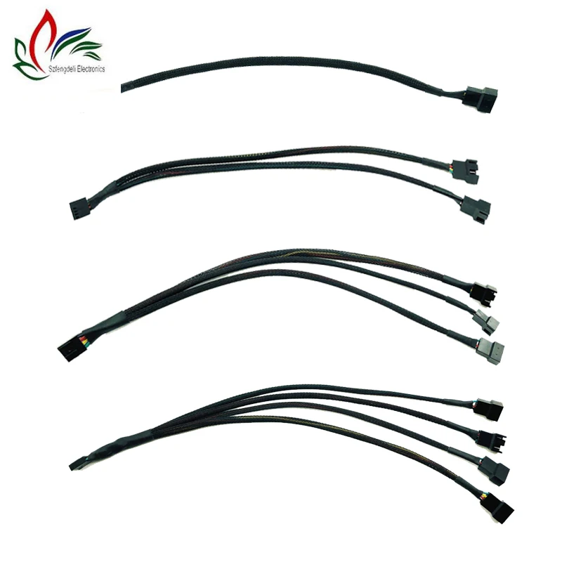 Mainboard-CPU-4-PIN-Fan-Extention-Cables-PWM-4P-Adapter-Cable-Computer ...