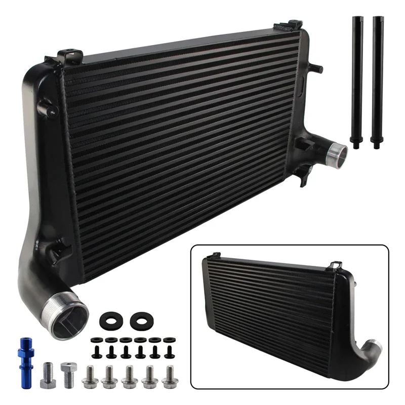 Black/Silver Intercooler New Performance Front Mount For Ford Explorer ...