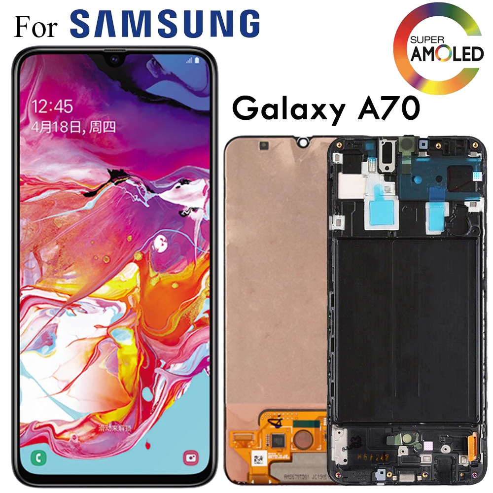 Original For Samsung Galaxy A70 LCD Display A705F Screen Touch ...