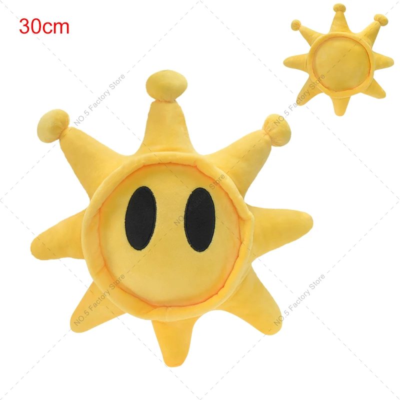 Game Mario Props Plush Toys Piranha Plants Ice Fire Flower Mushroom ...