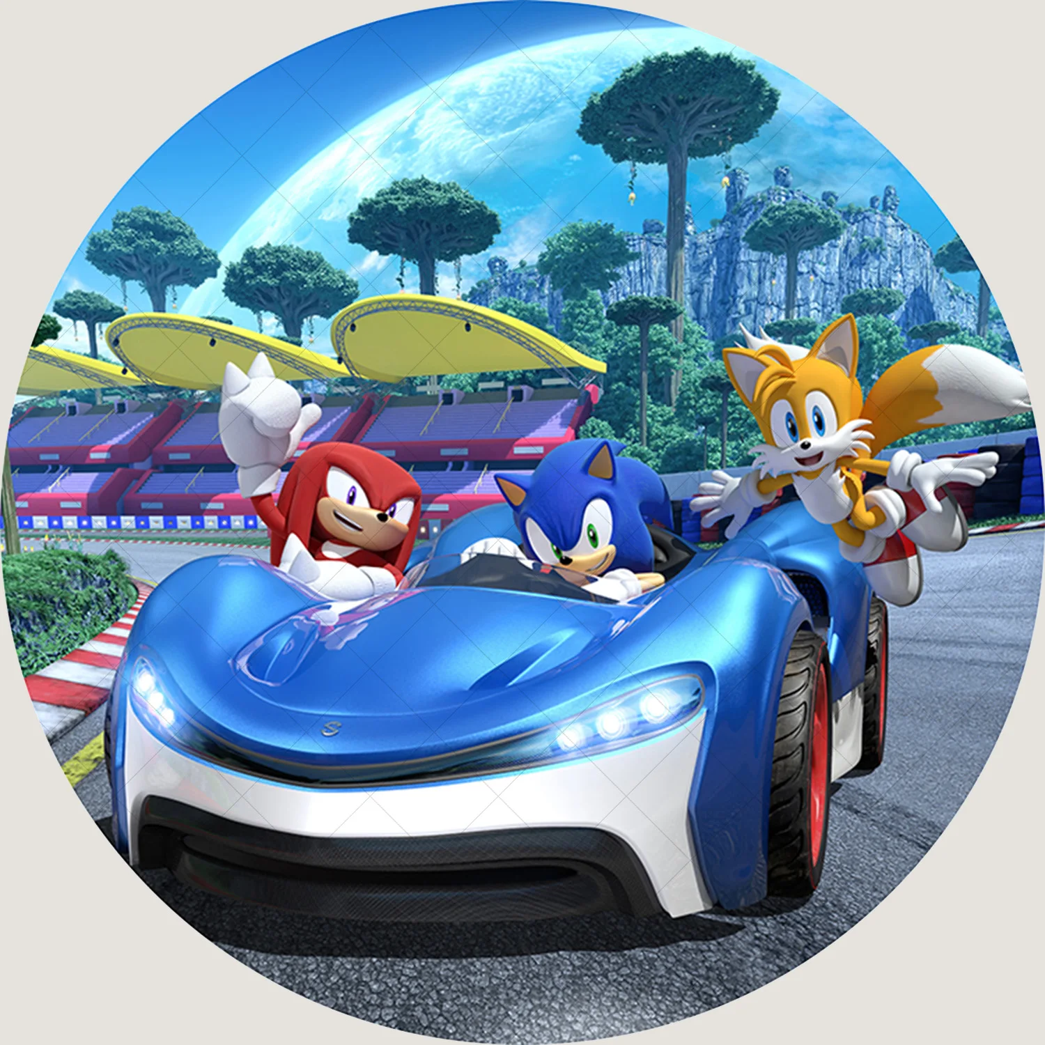 Fondo de fotografía con forma de círculo para decoración de baby shower ...