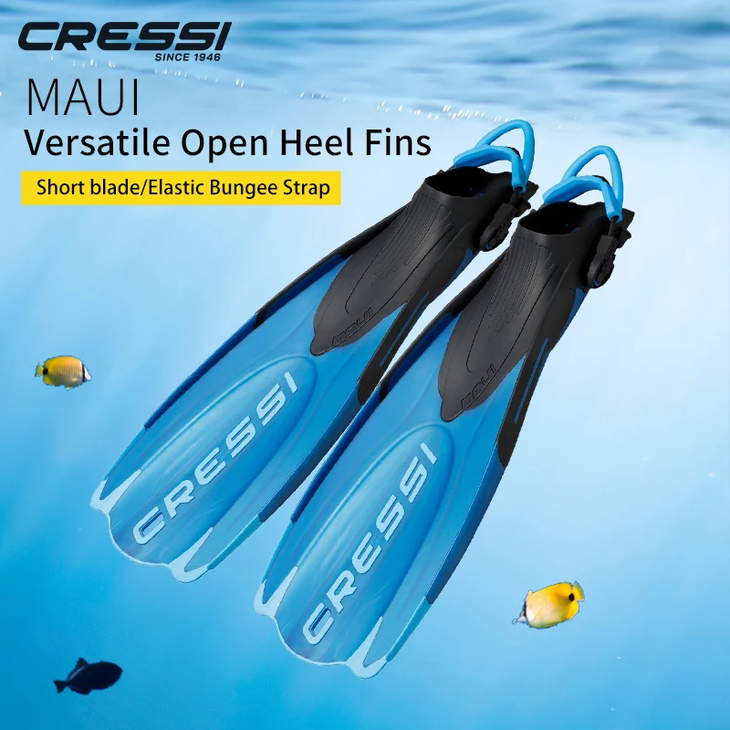 Cressi-adulto-curto-ajust-vel-barbatanas-snorkeling-vers-til-calcanhar ...