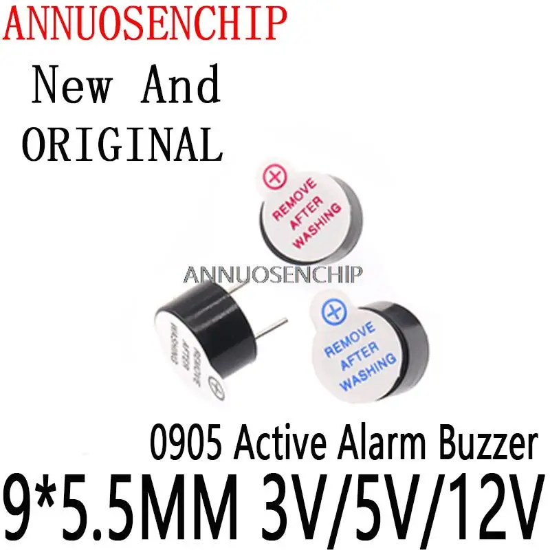 10PCS-Active-Alarm-Buzzer-Beeper-9-5-5mm-Mini-Active-Piezo-Buzzer-Fit ...