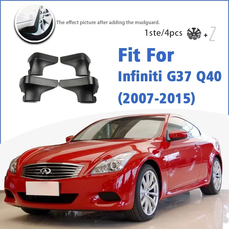 For Infiniti G G25 G35 G37 Q40 V36 2007-2015 Mud Flap Guards Splash ...