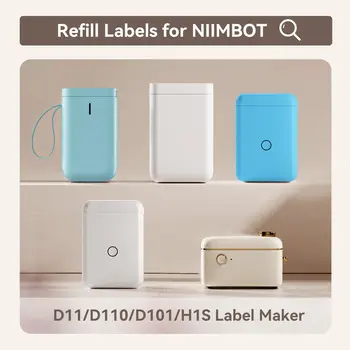 NiiMBOT D101 D11 D110 Label Thermal Sticker White Adhesive Paper ...
