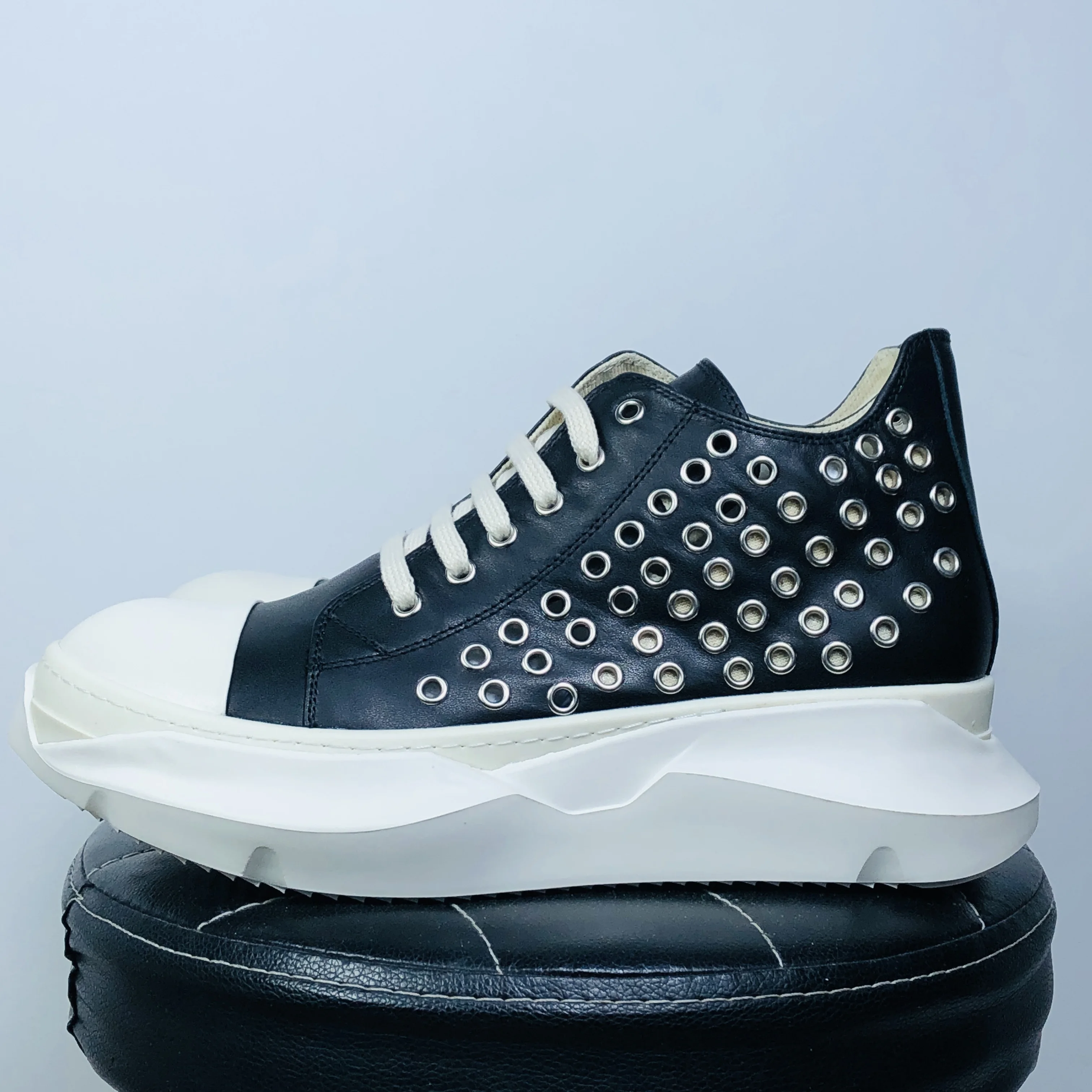 Men-Women-Platform-Shoes-Casual-Leather-Lace-Up-Luxury-Trainers-High ...