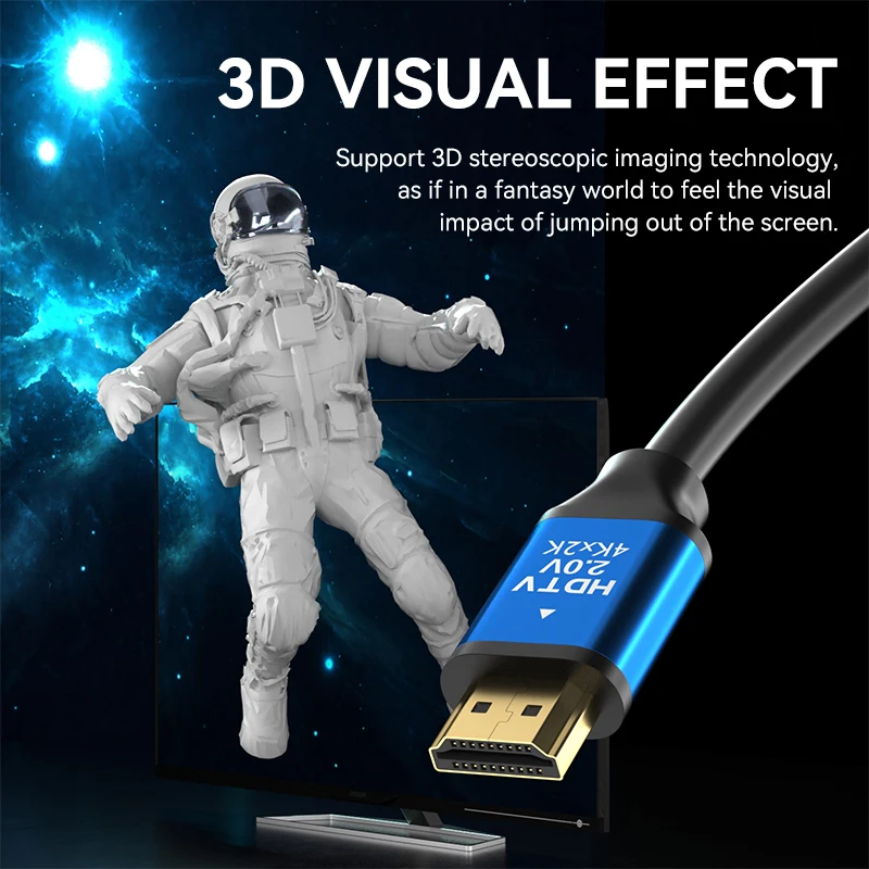 4K HDMI 2.0 Compatible Cable Splitter 4K@60Hz 18Gbps High Speed Adapter For PS5 RTX 3080 eARC ...