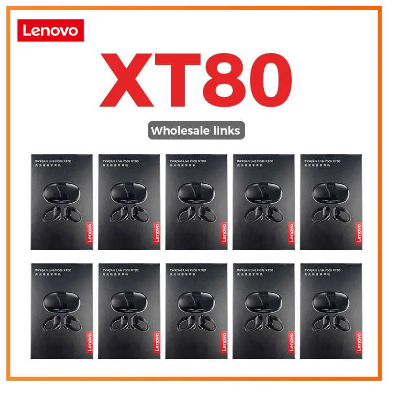 Lenovo auriculares inalámbricos XT80, audífonos originales con Bluetooth 5,3, TWS, Audio ...