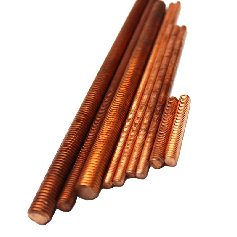 Copper Threaded Rods Bars Studding Studs All Threaded 30mm 40mm 50mm ...