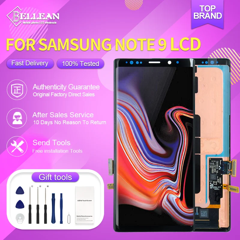 1PCS Tested N960 LCD For Samsung Galaxy Note 9 Display Touch Screen ...