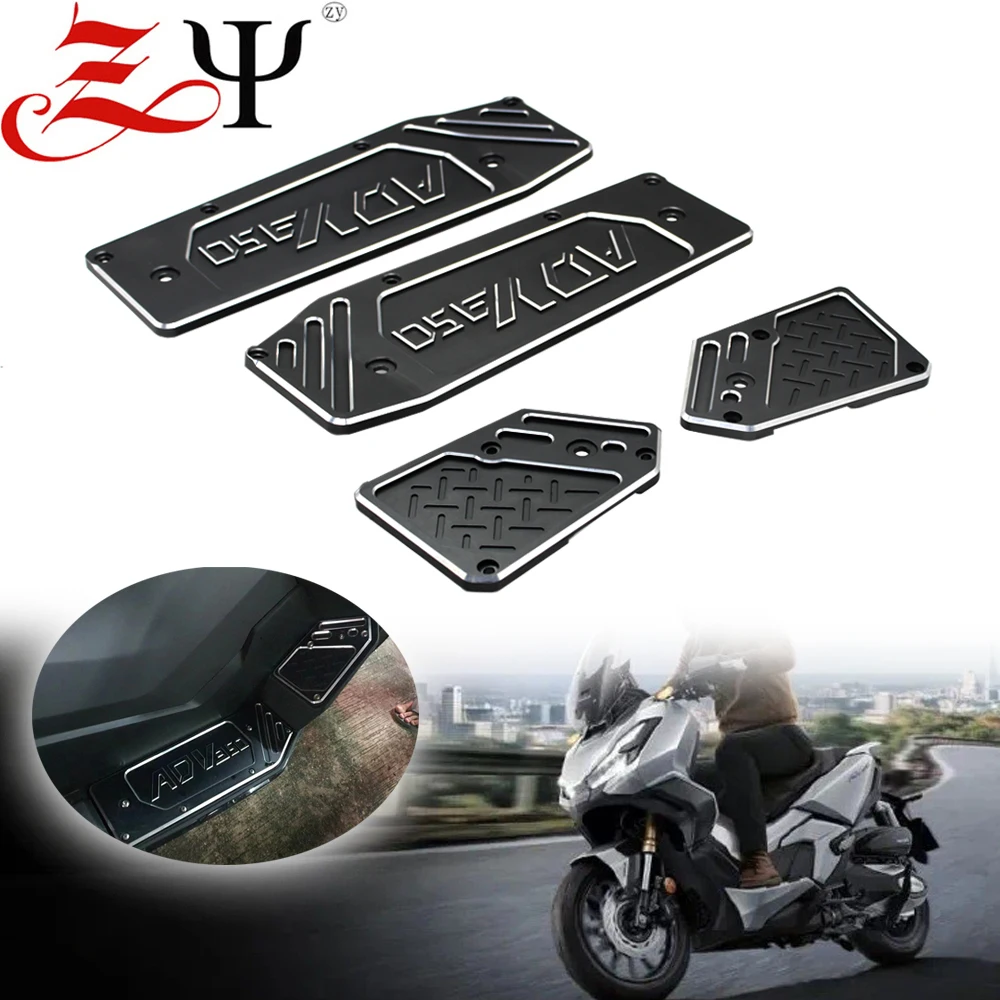 Motorcycle-Footrest-Foot-Pads-Pedal-Plate-Pedal-Pad-Driver-Foot-Pedal ...