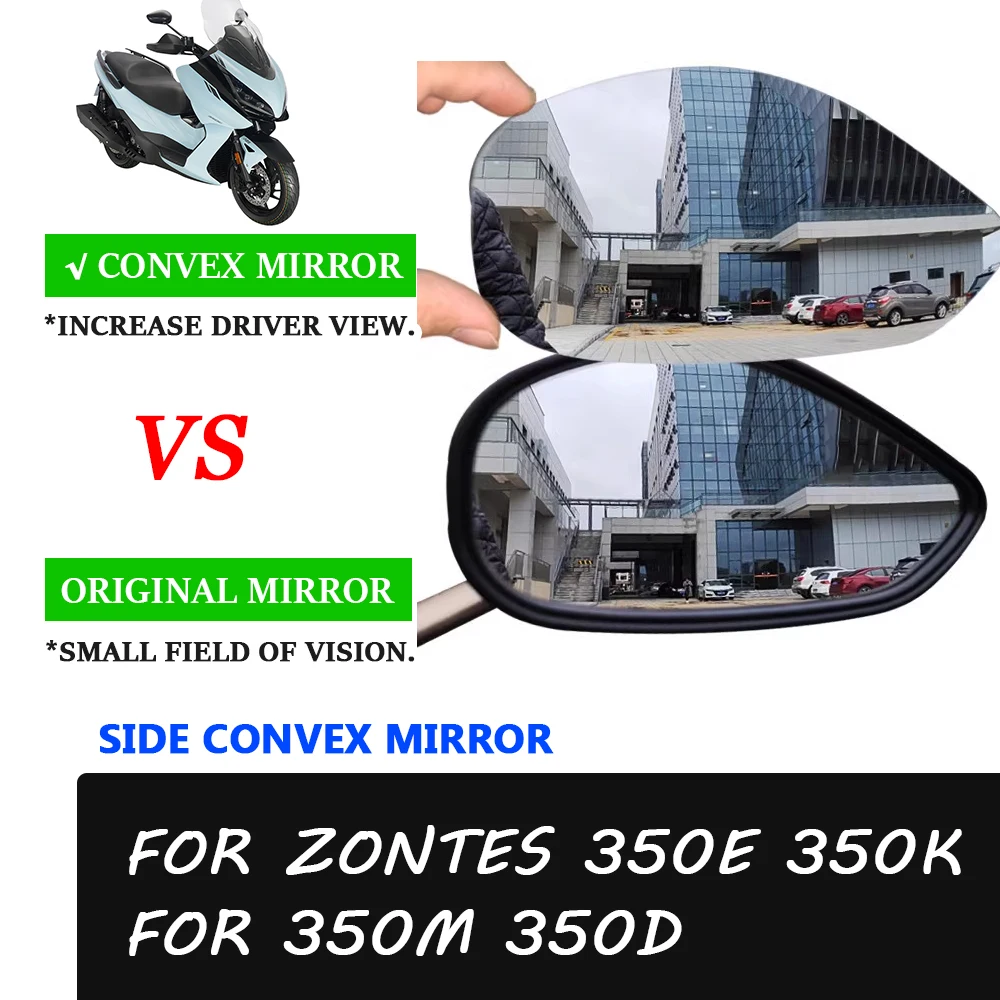 Motorcycle-Accessories-Side-Rearview-Mirror-Vision-Lens-Convex-Mirrors ...