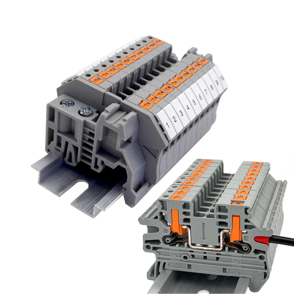PTV-2-5-Side-Entry-Push-in-Connection-Spring-Clamp-DIN-Rail-Terminal ...