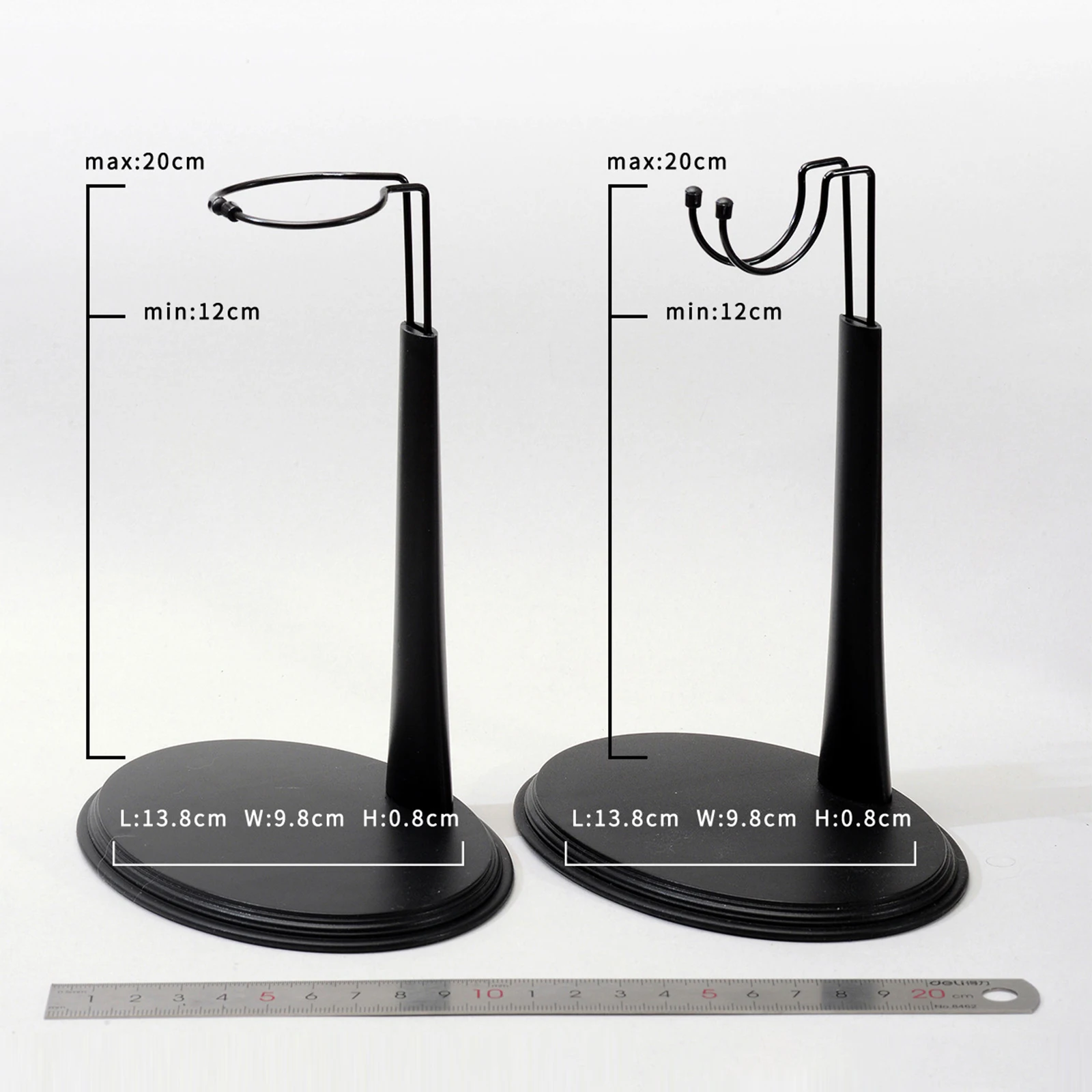 1-6-Scale-Plastic-Action-Figure-Stand-Dolls-Stand-Holder-Model-Display ...