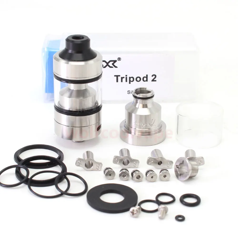 Sxk Tripod 2 Style Rta Rebuildable Tank Atomizer 2.0ml 22mm Air Pins 0. ...