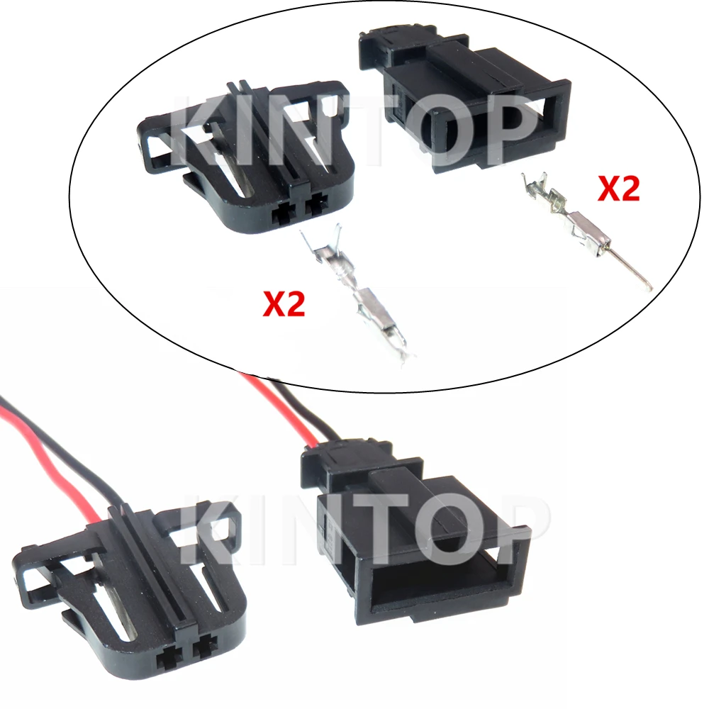 1-Set-2-Pins-1J0971972-Car-Male-Plug-Female-Socket-3B0972712-AC ...