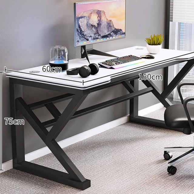 Study Corner Computer Desk Bedroom Monitor Stand Gaming Auxiliary ...