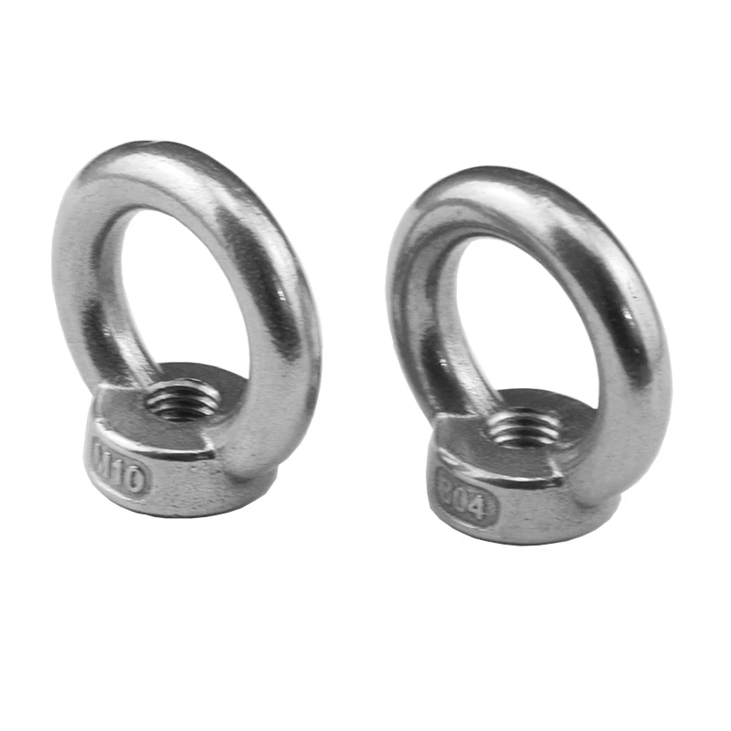 M6M8M10-M20-Stainless-Steel-Lock-Nut-Lifting-Ring-Screw-Fastener-Ship ...