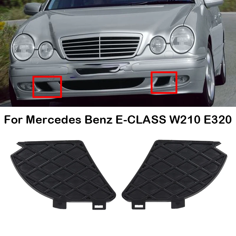 Car-Front-Bumper-Fog-Light-Cover-Grille-2108850153-For-Mercedes-Benz-E ...